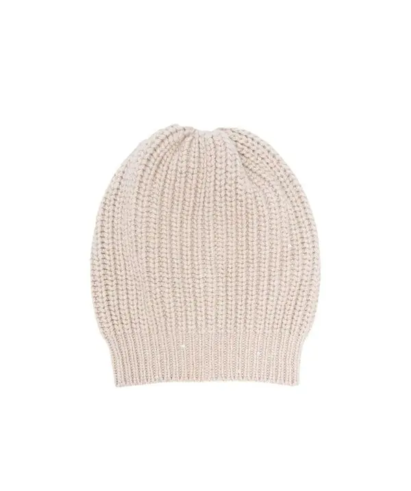 Brunello Cucinelli Knitted Beanie - Nude