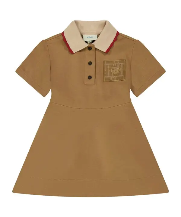 Fendi Logo Polo Dress