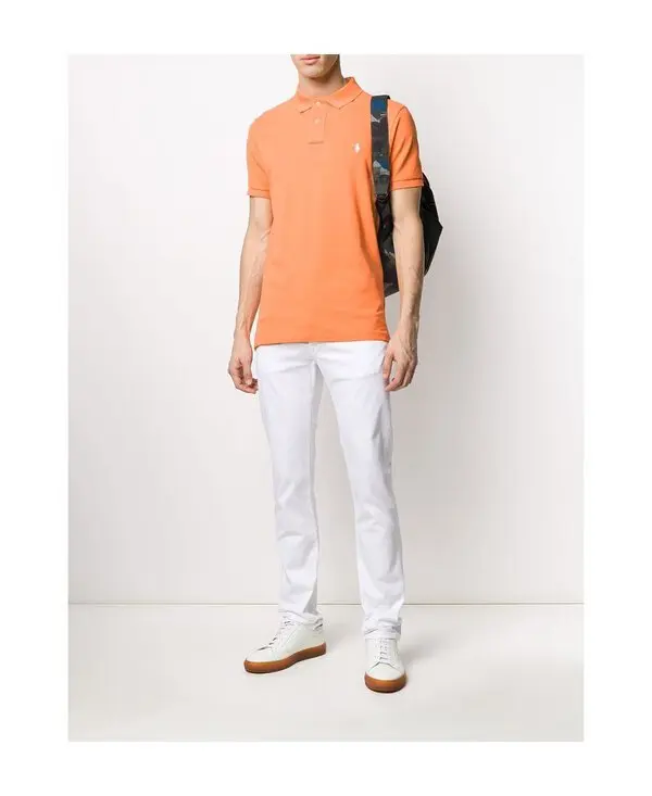 Polo Ralph Lauren Logo Embroidered Short-sleeved Polo Shirt