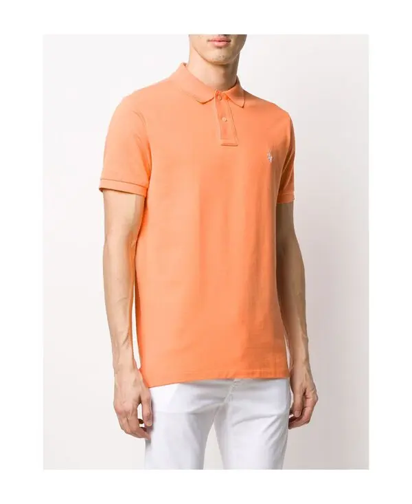 Polo Ralph Lauren Logo Embroidered Short-sleeved Polo Shirt