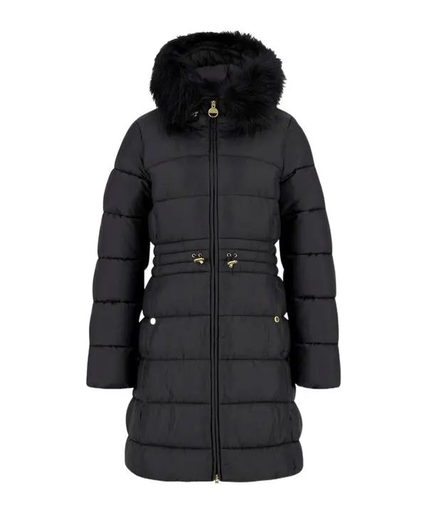 Barbour Anastasia Quilted Puffer Jacket With Detachable Hood - Black