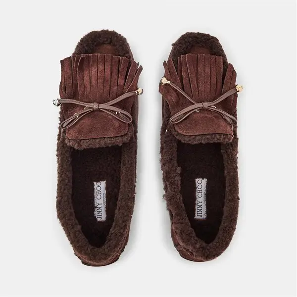 JIMMY CHOO Logo Detail Flats