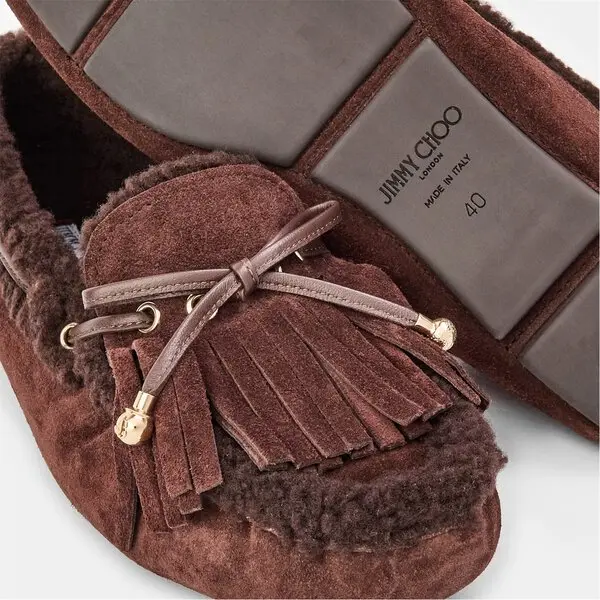 JIMMY CHOO Logo Detail Flats
