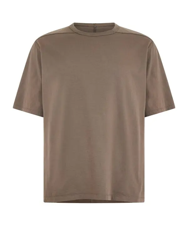 Rick Owens Coffee Crew Neck Short-sleeve Tee - Brown