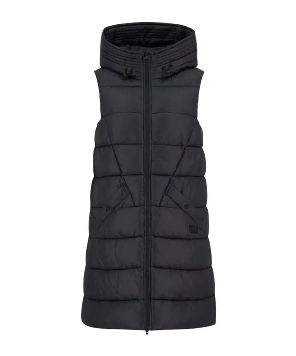 Barbour Cecilla Long Gilet With Funnel Neck