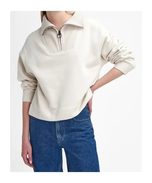 Barbour Fleur Half-zip Sweatshirt