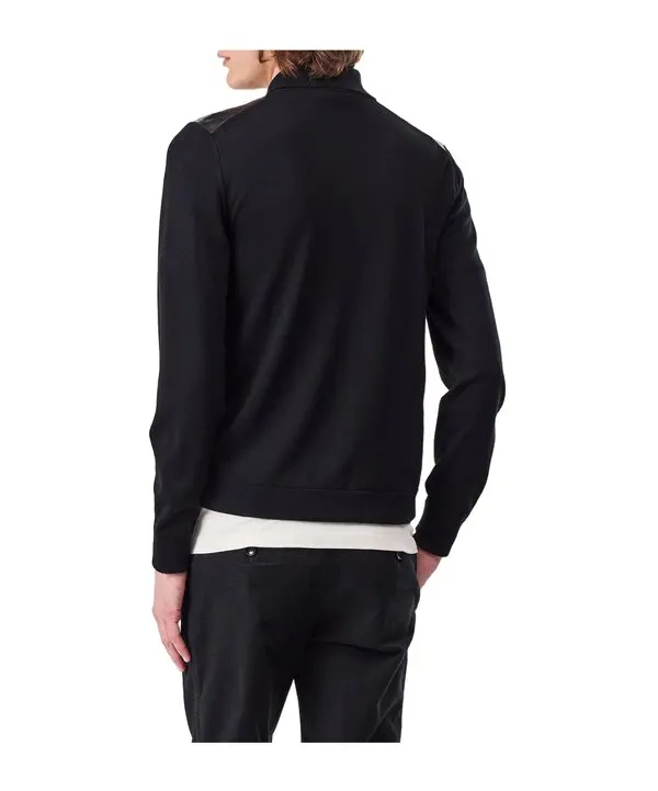 TOM FORD Leather Panel Shirt