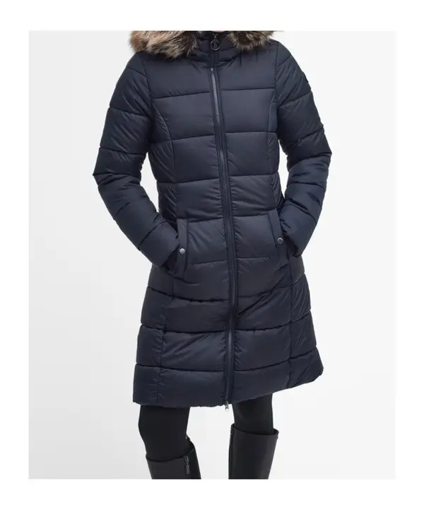Barbour Rosoman Quilted Jacket With Hood