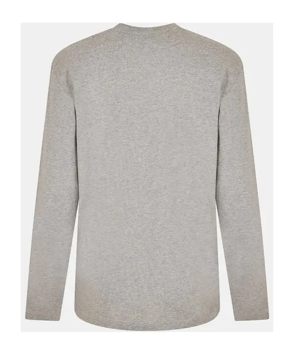 Off-White Logo Long Sleeve T-shirt - Gray