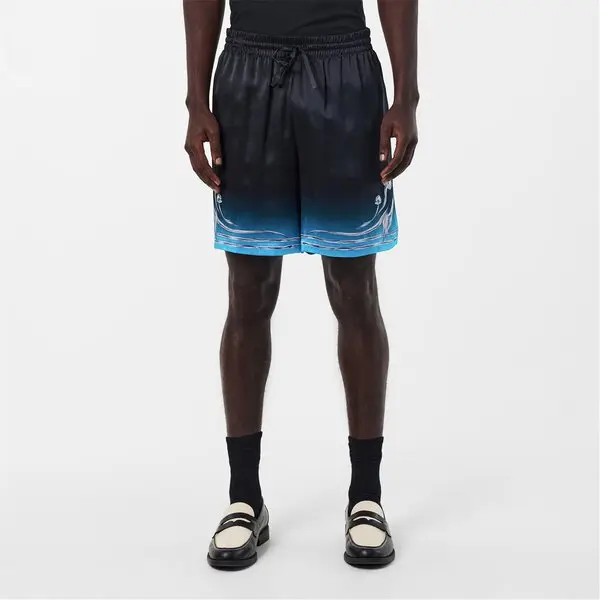 Casablanca Elastic Waist Shorts
