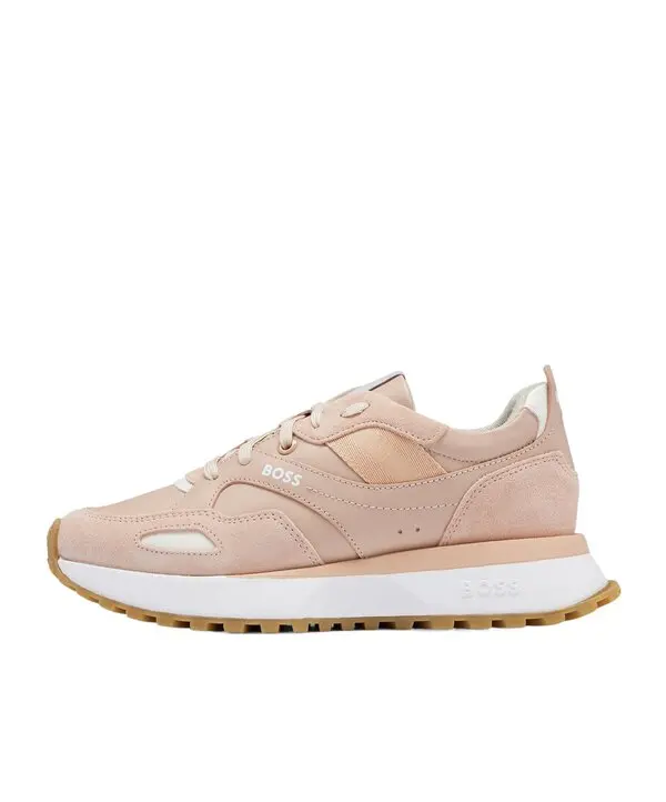 Hugo Boss Light Pink Retro Sneakers