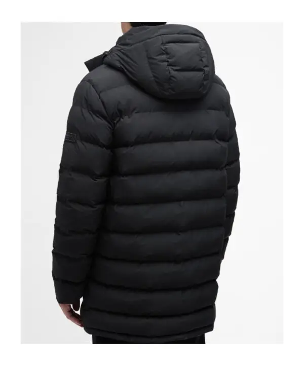Barbour Long-sleeved Quilted Hooded Jacket