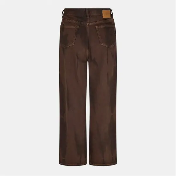 GANNI Baggy Wide-leg Jeans - Green