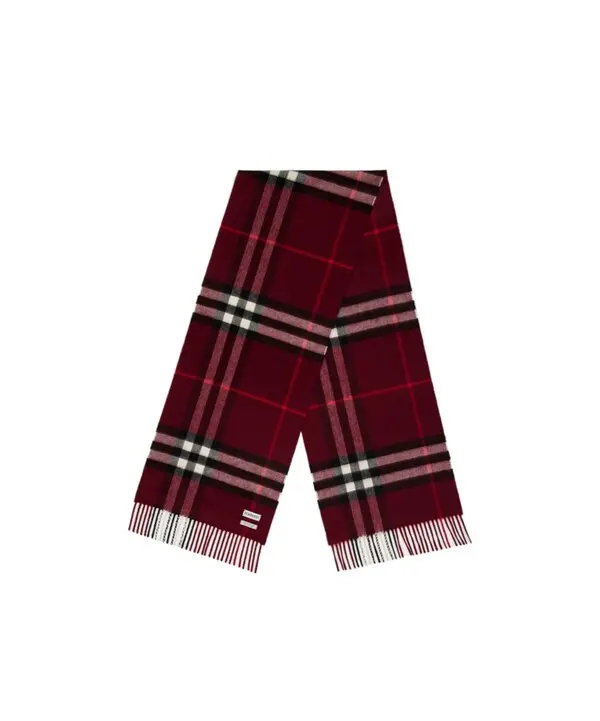 Burberry Plaid Pattern Scarf - Brown