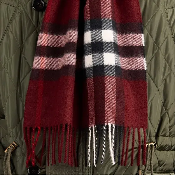 Burberry Plaid Pattern Scarf - Brown