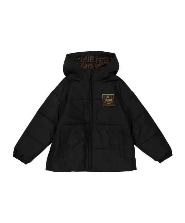Fendi Logo Detail Cotton Jacket