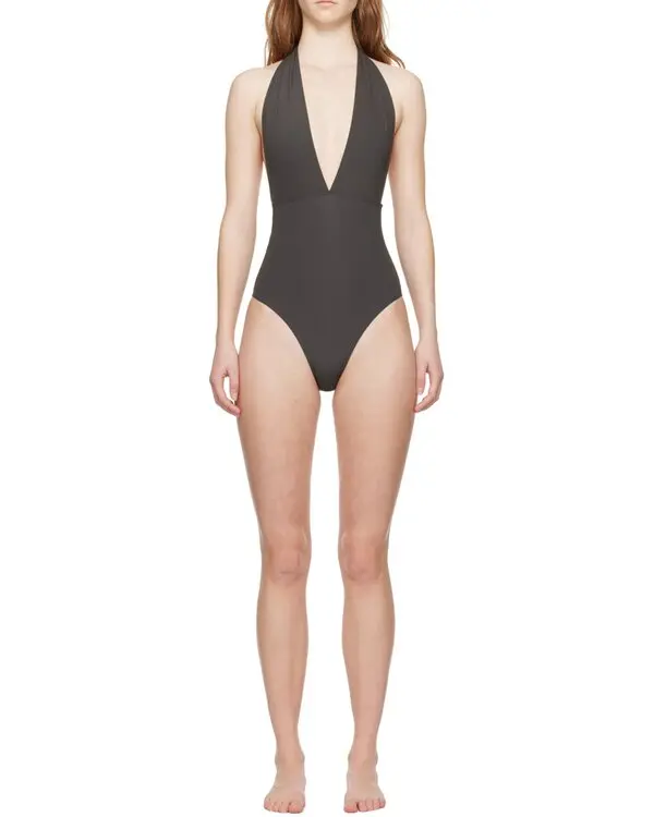 TOTEME Halterneck Open Back One-piece Swimsuit