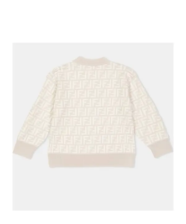 Fendi All-over Logo Crew Neck Sweater