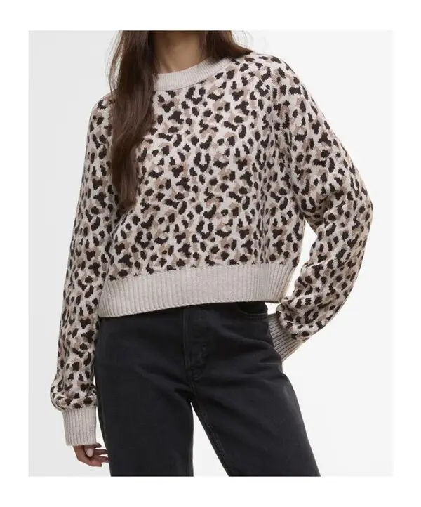 Barbour Harley Printed Crew Jumper