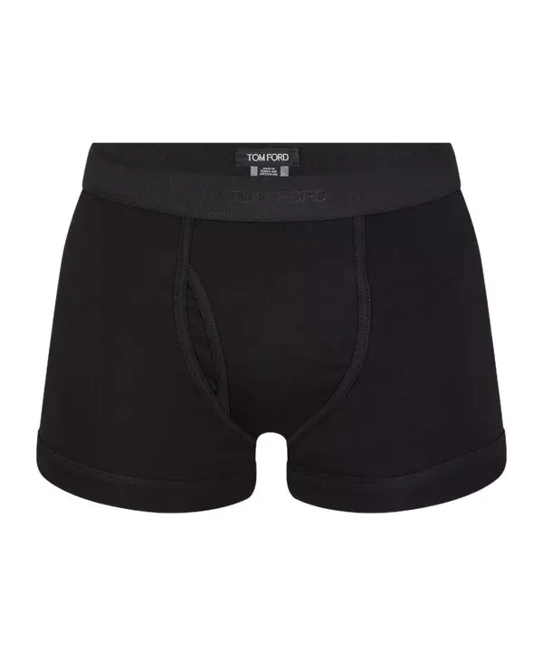 TOM FORD Fitted Soft Breathable Slim Boxer Briefs - Black