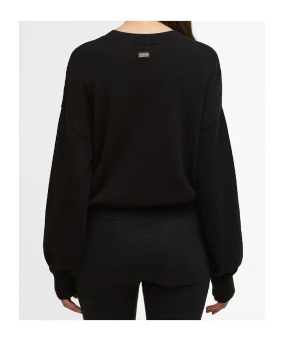 Barbour Long-sleeved Crew Neck Knit Sweater