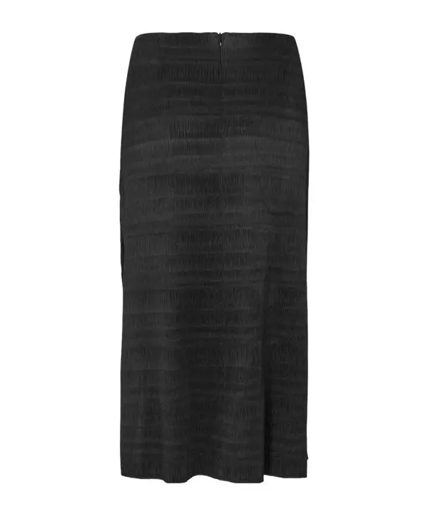 Magda Butrym Textured Fringe Midi Skirt