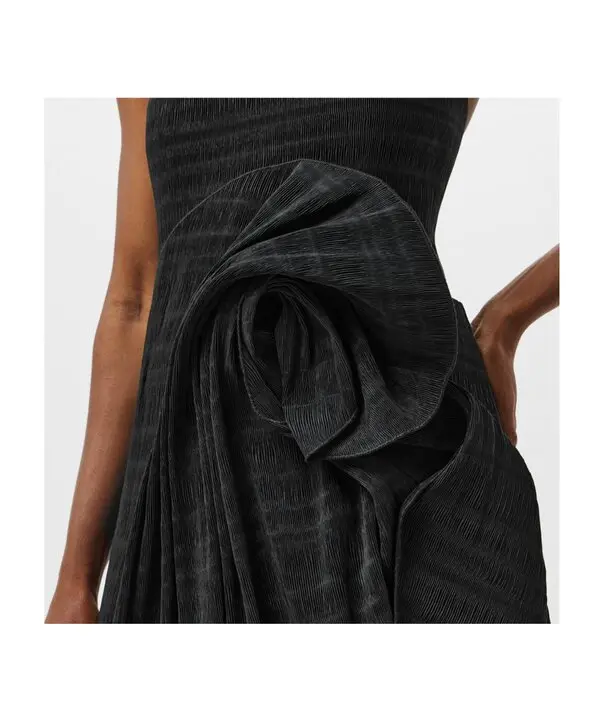Magda Butrym Textured Fringe Midi Skirt