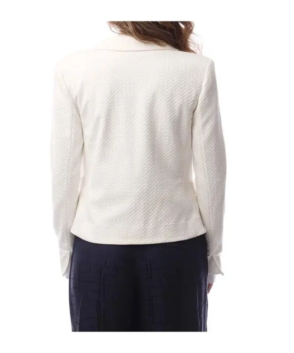 Emporio Armani Textured Single-breasted Blazer