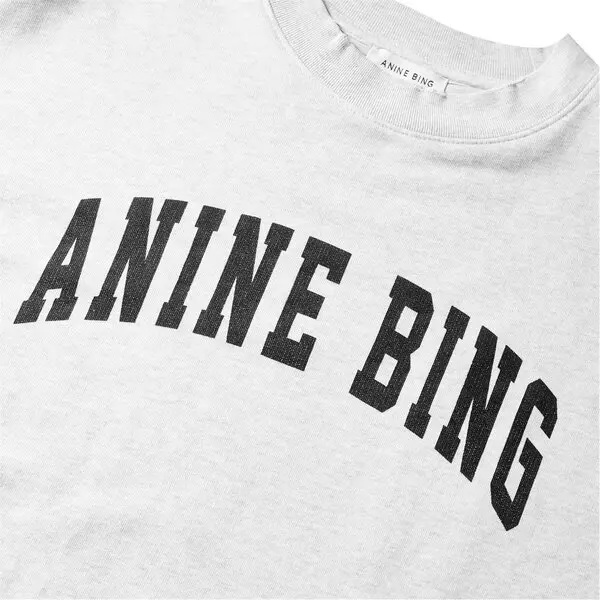 ANINE BING Long Sleeve Crewneck Sweatshirt