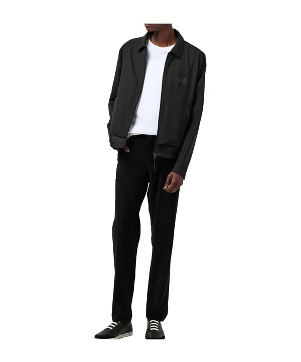 Dolce & Gabbana Zip-up Jacket With Logo Patch