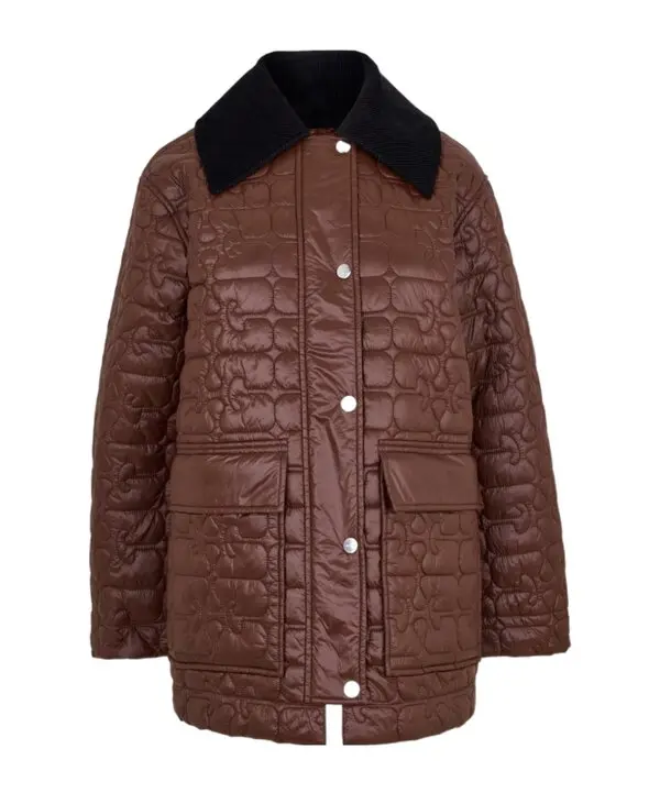 GANNI Quilted Design Jacket