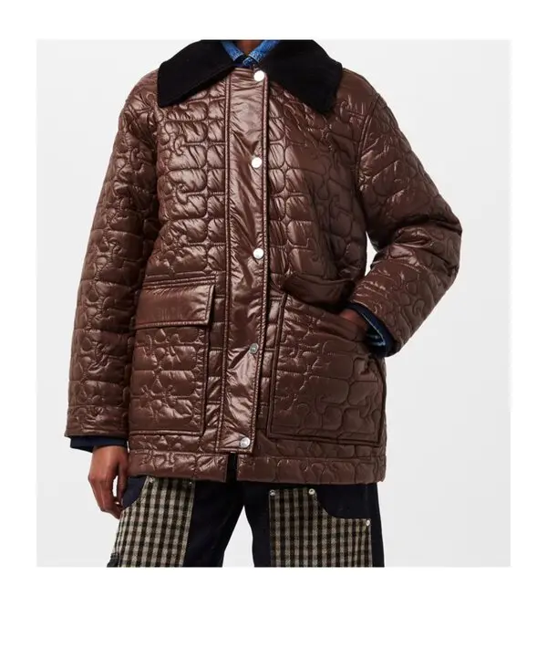 GANNI Quilted Design Jacket