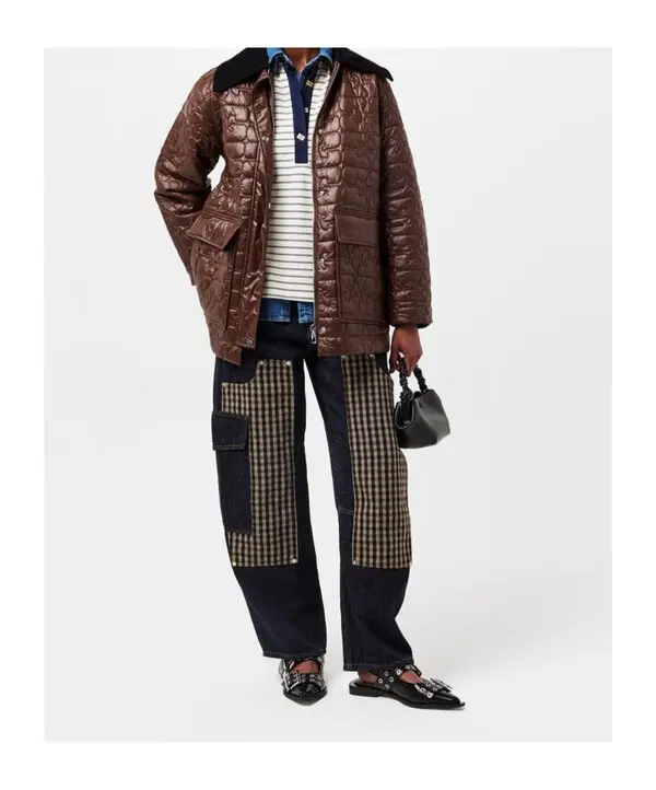 GANNI Quilted Design Jacket