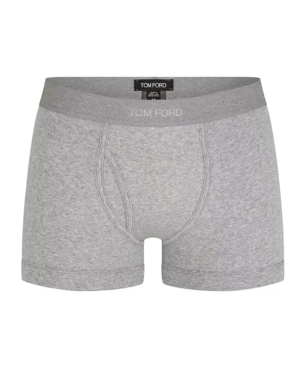 TOM FORD Fitted Soft Breathable Slim Boxer Briefs - Gray
