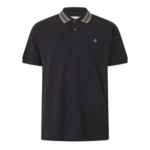 VIVIENNE WESTWOOD Short-sleeve Polo - Black