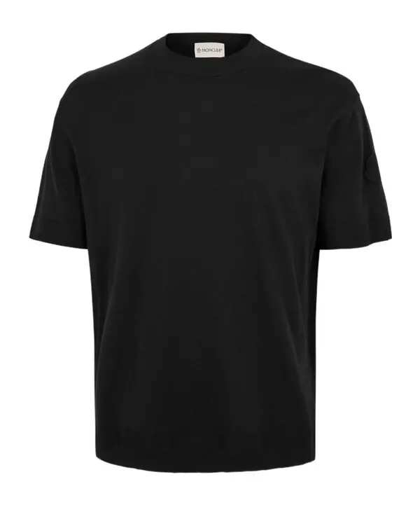 Moncler Knit T-shirt - Black