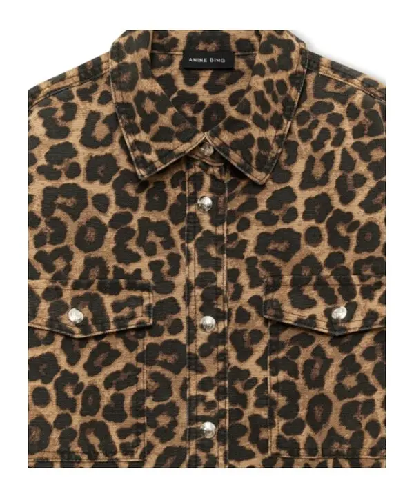 ANINE BING Print Button-up Shirt
