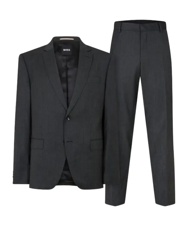Hugo Boss Tailored Fit Canvas Interlining Suits