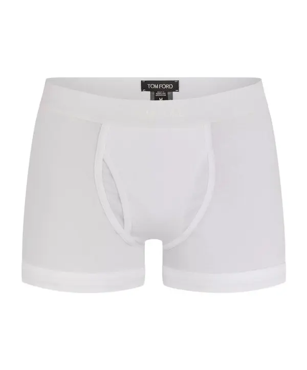 TOM FORD Fitted Soft Breathable Slim Boxer Briefs - White