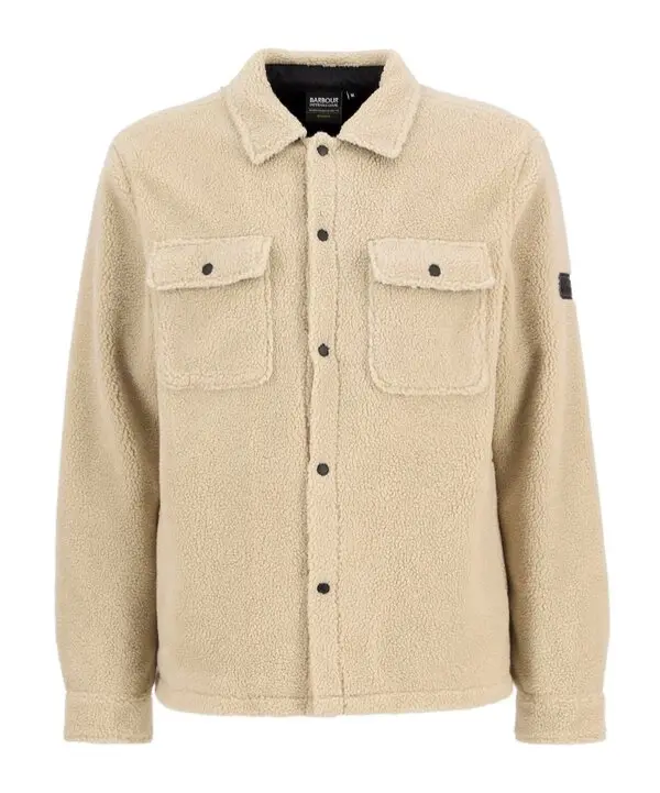 Barbour Teddy Shirt Jacket With Snap Buttons