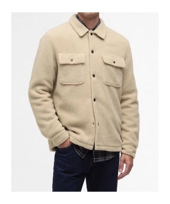 Barbour Teddy Shirt Jacket With Snap Buttons