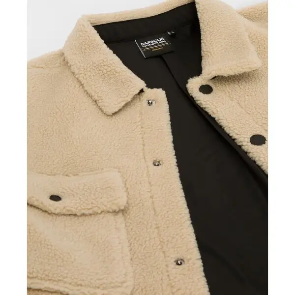 Barbour Teddy Shirt Jacket With Snap Buttons