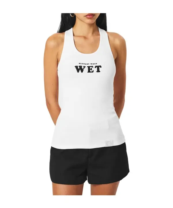 Stella McCartney Printed Racerback Tank Top