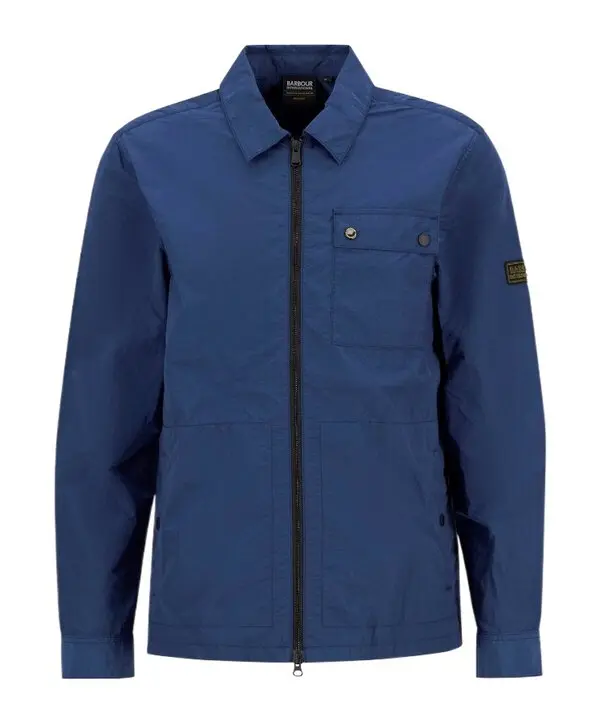 Barbour Long-sleeve Shirt Jacket With Zipper Closure
