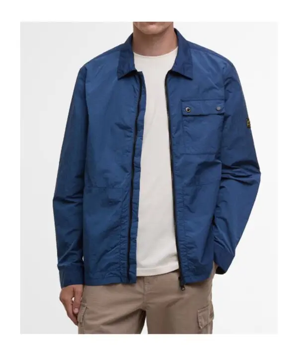 Barbour Long-sleeve Shirt Jacket With Zipper Closure