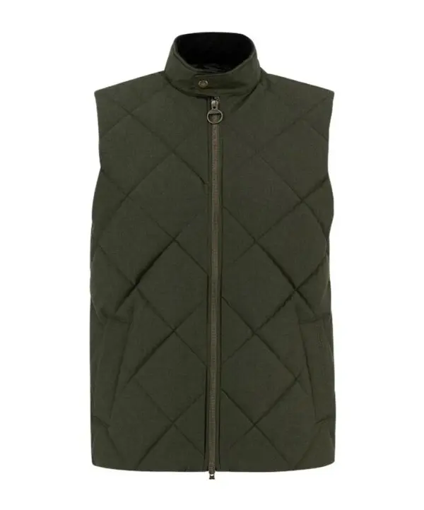 Barbour Stand-up Collar Zip-up Vest