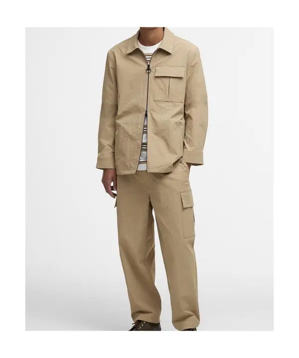 Barbour Long-sleeved Zip Up Shirt Jacket