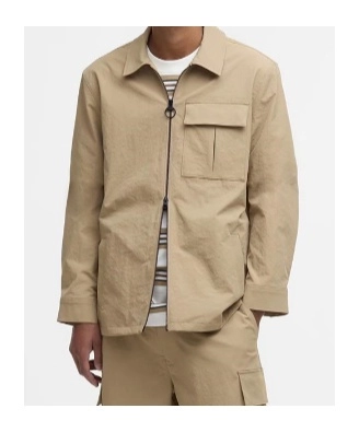 Barbour Long-sleeved Zip Up Shirt Jacket