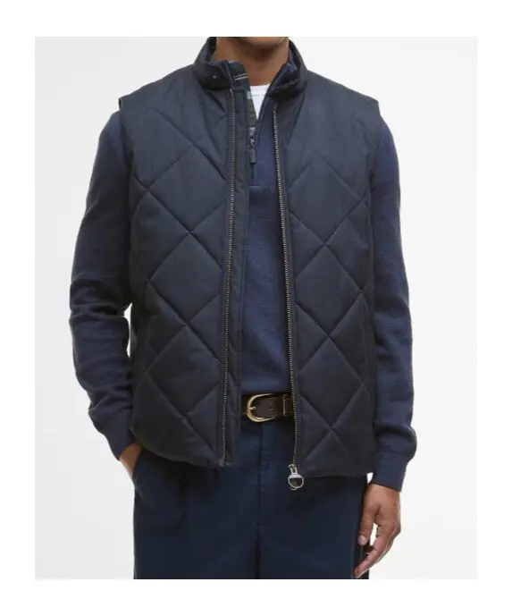 Barbour Stand-up Collar Zip-up Vest