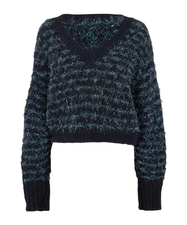 Hugo Boss Cropped Knit Top
